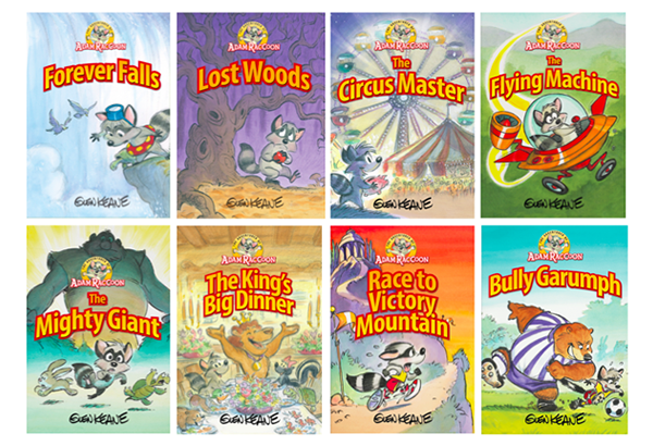 Adam Raccoon 8-Pack BOOKs