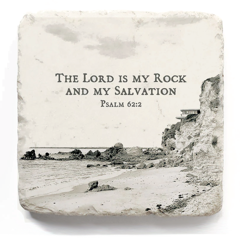 Psalm 62:2 Scripture Stone